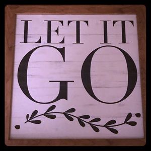 Wall Decor | Let It Go Wall Plaque | Poshmark